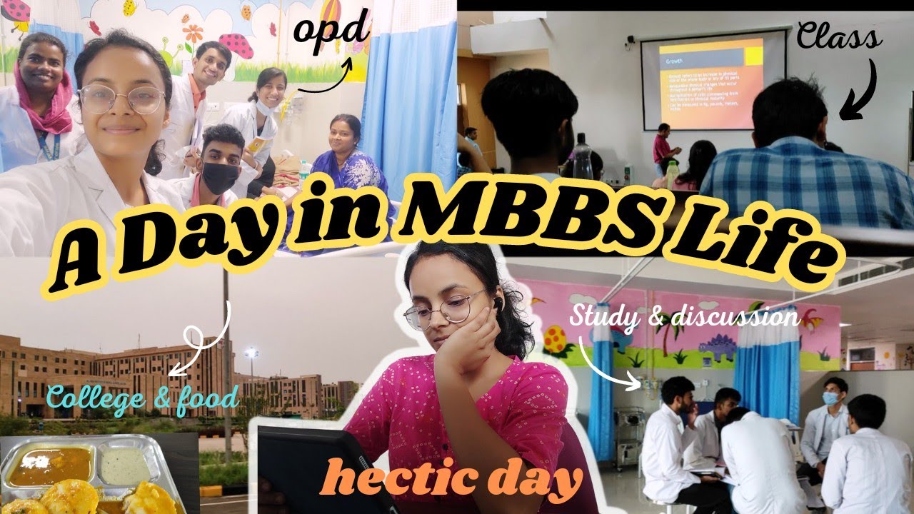 A day in MBBS life ! hectic day! Class! Ward posting! Study with ...