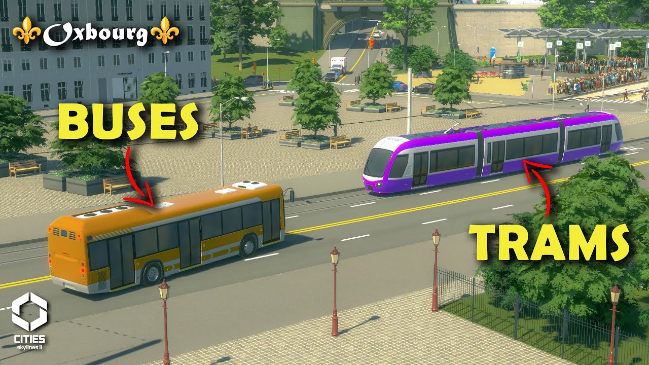 Building a Robust Transit Network to Serve Downtown | Cities Skylines 2 ...
