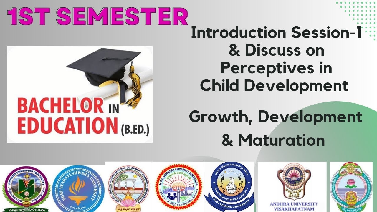 Introduction Session-1|| Growth Development and Maturation||Perceptives ...