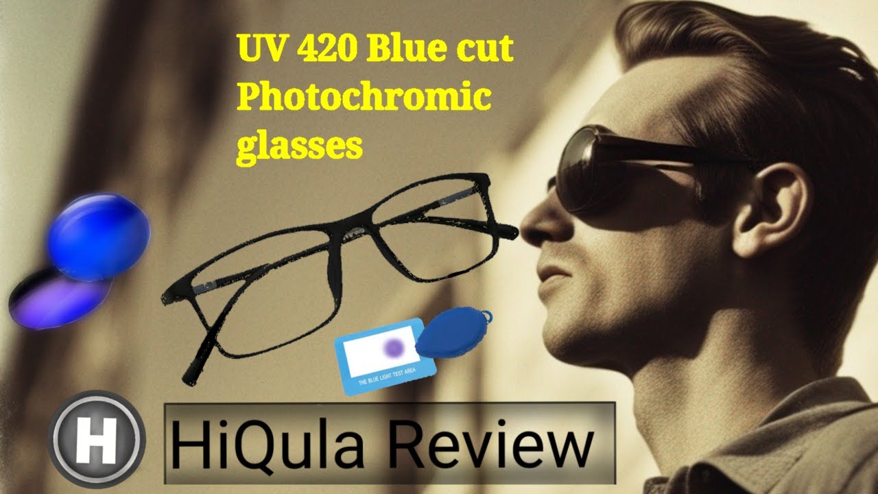 ANTI UV 420 PHOTOSUN BLUE CUT Lens Glass All in one Photochromic Anti ...