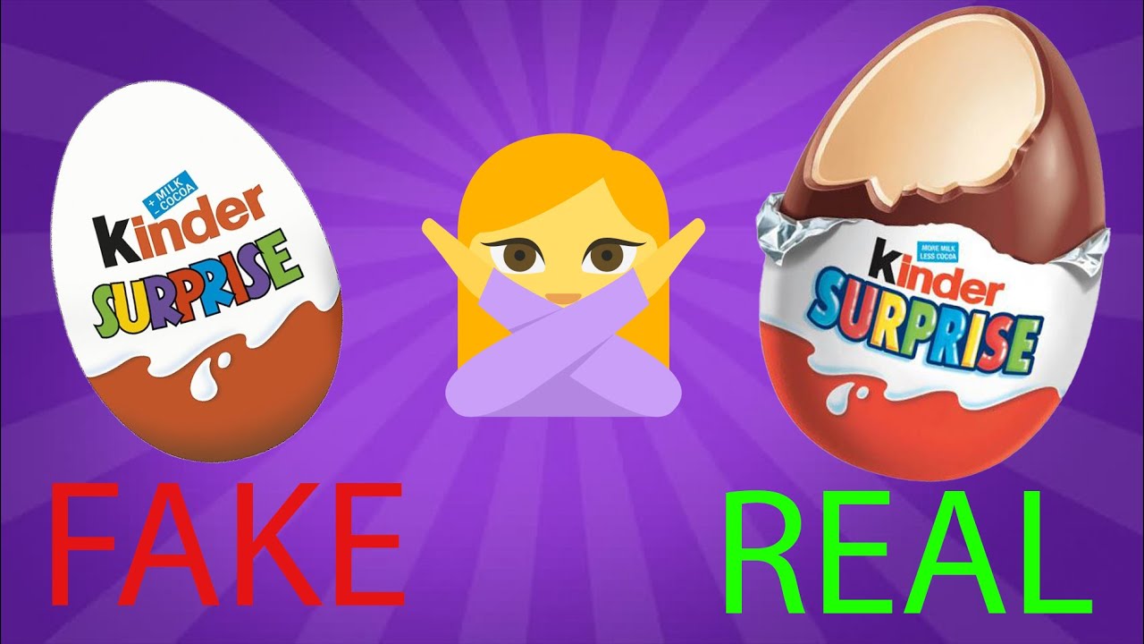 Fake Food vs Real Food | Kinder Surprise - Challenge| Paper Crafts ...