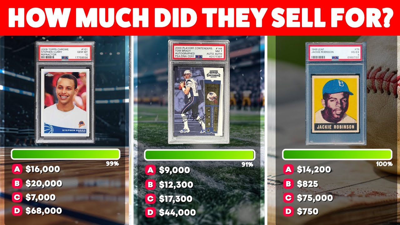 Can You Guess These Recent Sports Card Sales & Career Record Leaders? # ...