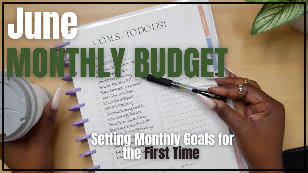 JUNE 2023 BUDGET WITH ME | HOW I BUDGET PLAN FOR THE MONTH AS A ...