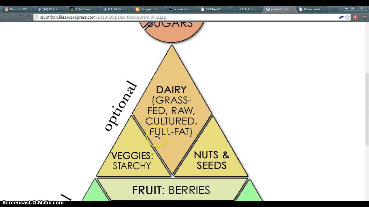 Paleo Food Pyramid - YouTube