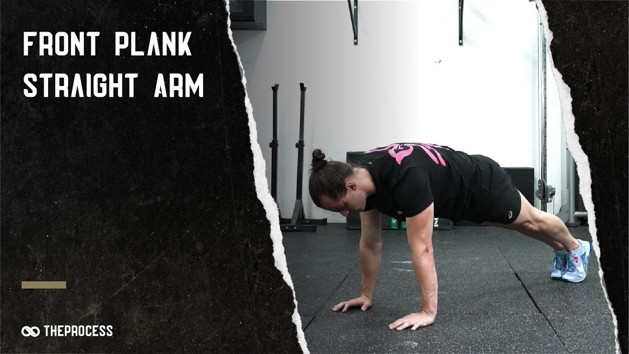 Front Plank Straight Arm - YouTube