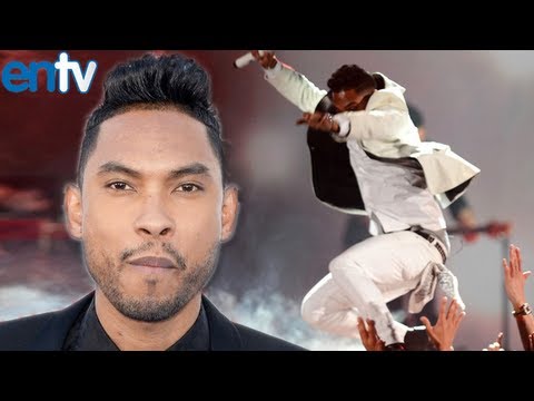 Fan Sues Miguel For Jumping On Her at Billboard Awards - YouTube