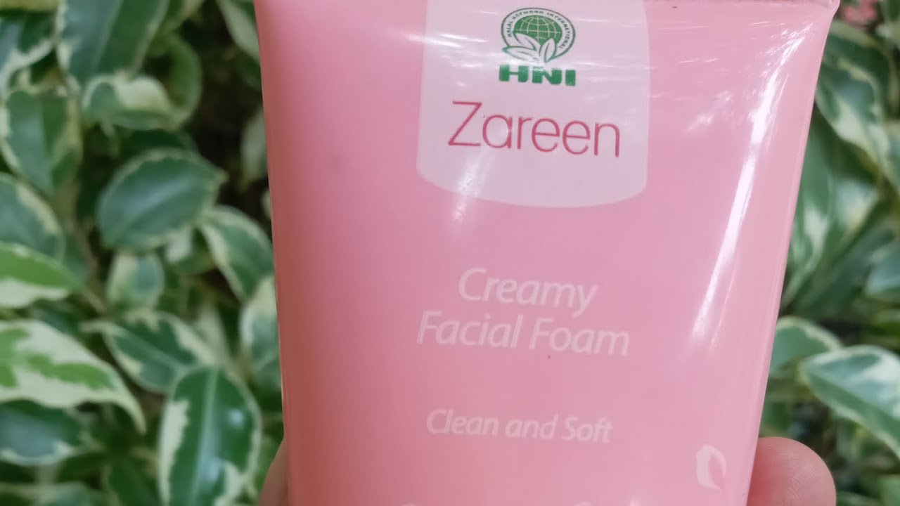 Zareen Creami Facial Foam_Review Produk HNI - YouTube