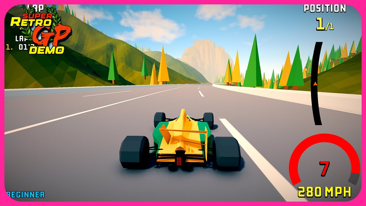 Super Retro GP Gameplay (demo) - YouTube