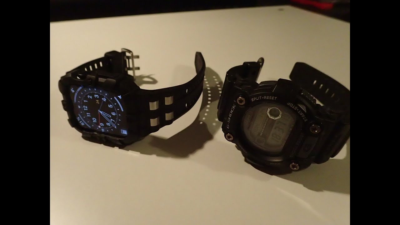 Apple Watch Series 7 In Casio G-Shock-Style - Watch Strap - YouTube