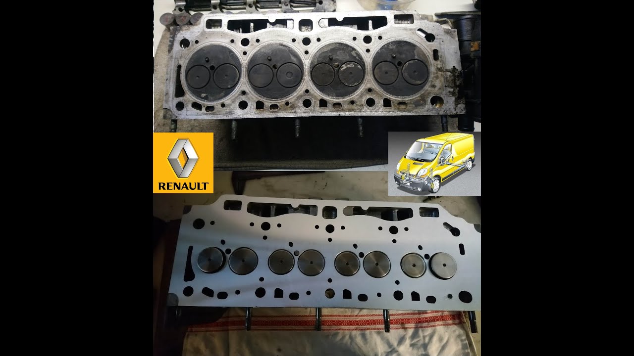 RENAULT Trafic , Vivaro 1.9 DCI F9Q Hengerfej felújítás Cylinder head ...