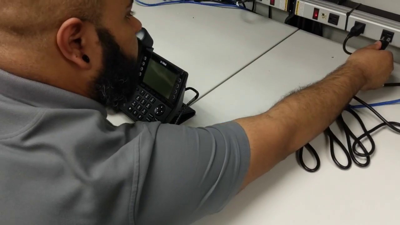 Mitel "Out of Box" Phone Setup - YouTube