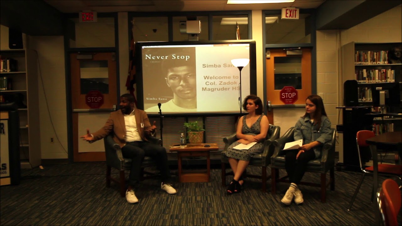 Simba Sana speaks with Magruder HS LitMag (3 of 3: race, love, god ...