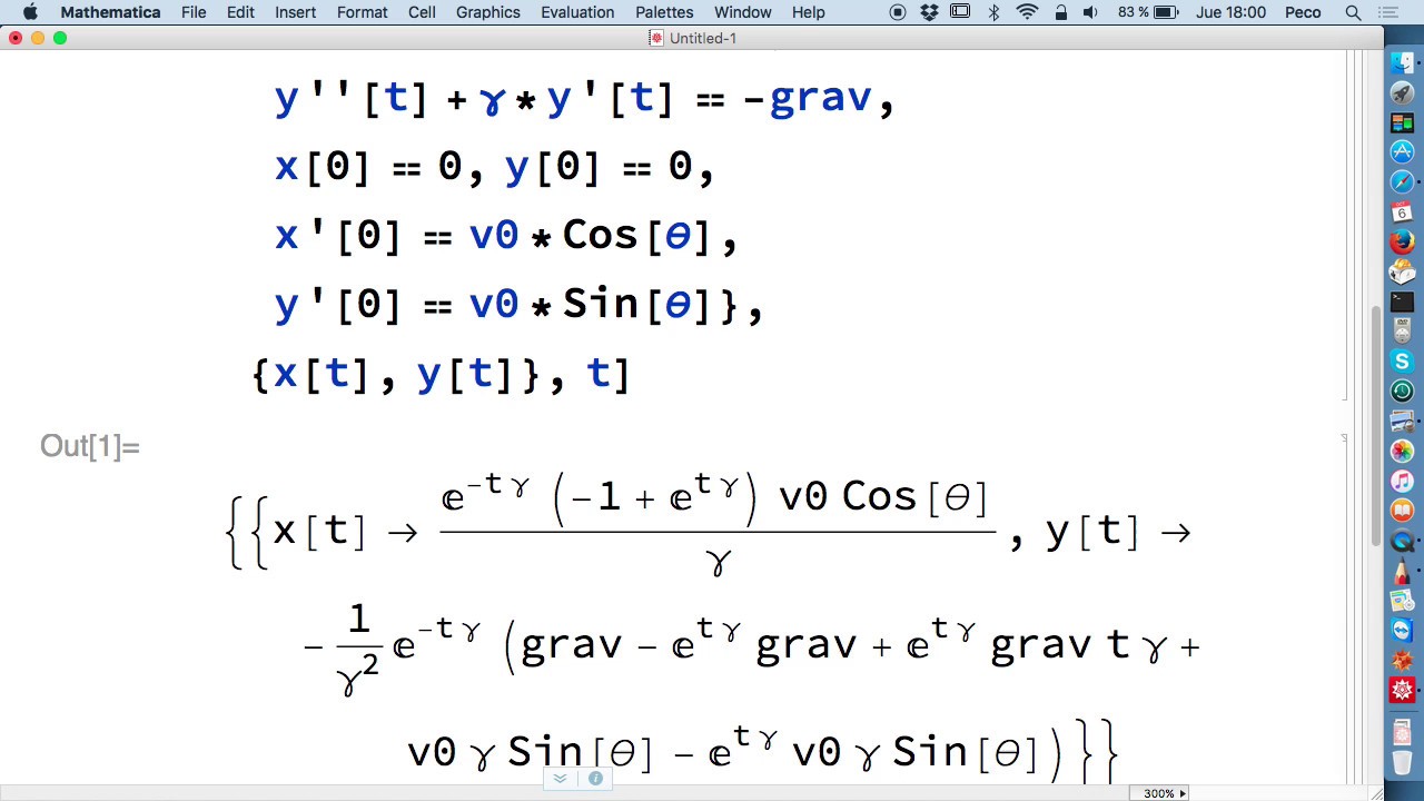 Linear Air Resistance (2-D) - YouTube
