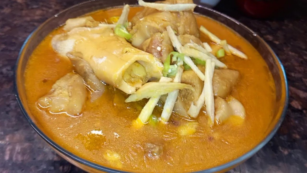 Lahori bong paye Recipe | Lahore ki mashoor bong paya recipe | Anarkali ...