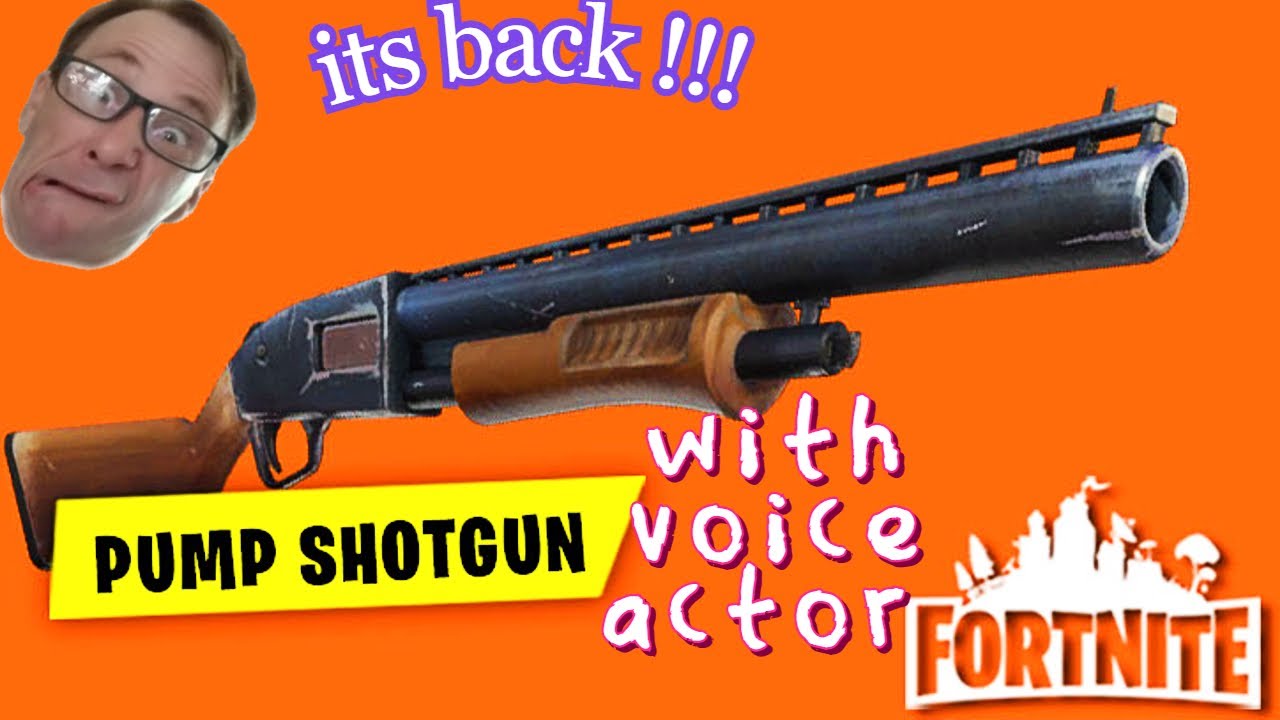 Fortnite PUMP SHOTGUN is back !!! - YouTube