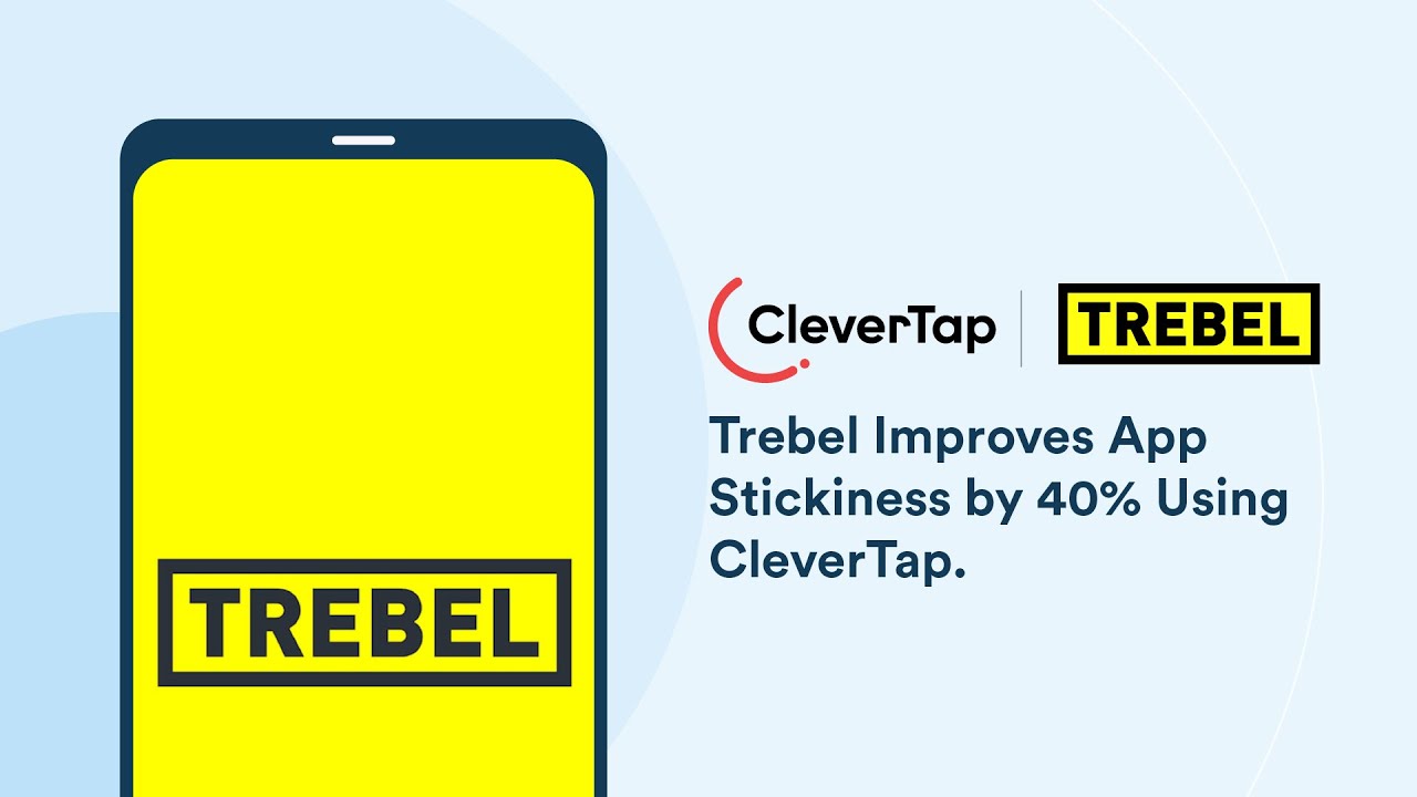 Watch how TREBEL improves app stickiness by 40% using CleverTap! - YouTube