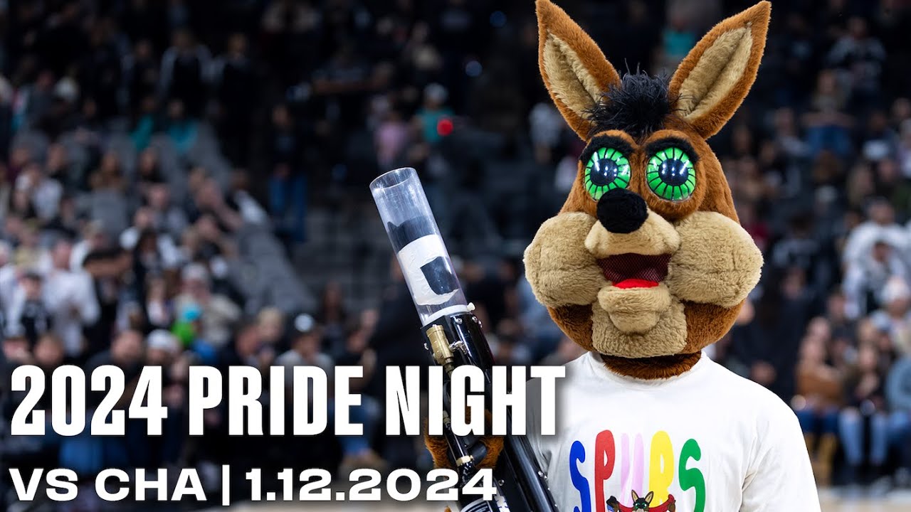 San Antonio Spurs Annual Pride Night | Game Highlights - YouTube