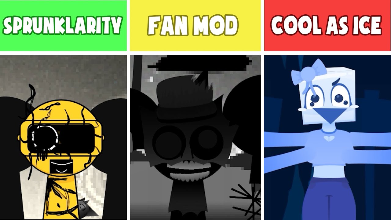Incredibox: Sprunklarity Vs But Fan Mod Vs But Cool As Ice| Horror ...