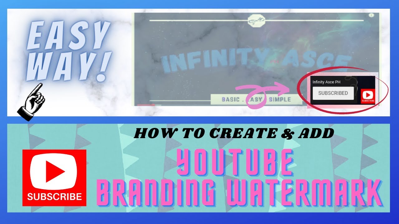 How to Create and Add Branding Watermark/YouTube Subscribe Button on ...