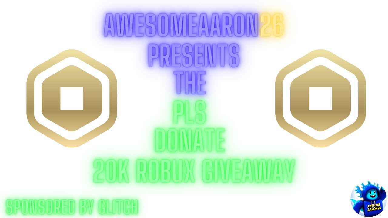 THE PLS DONATE 20K ROBUX GIVEAWAY - YouTube