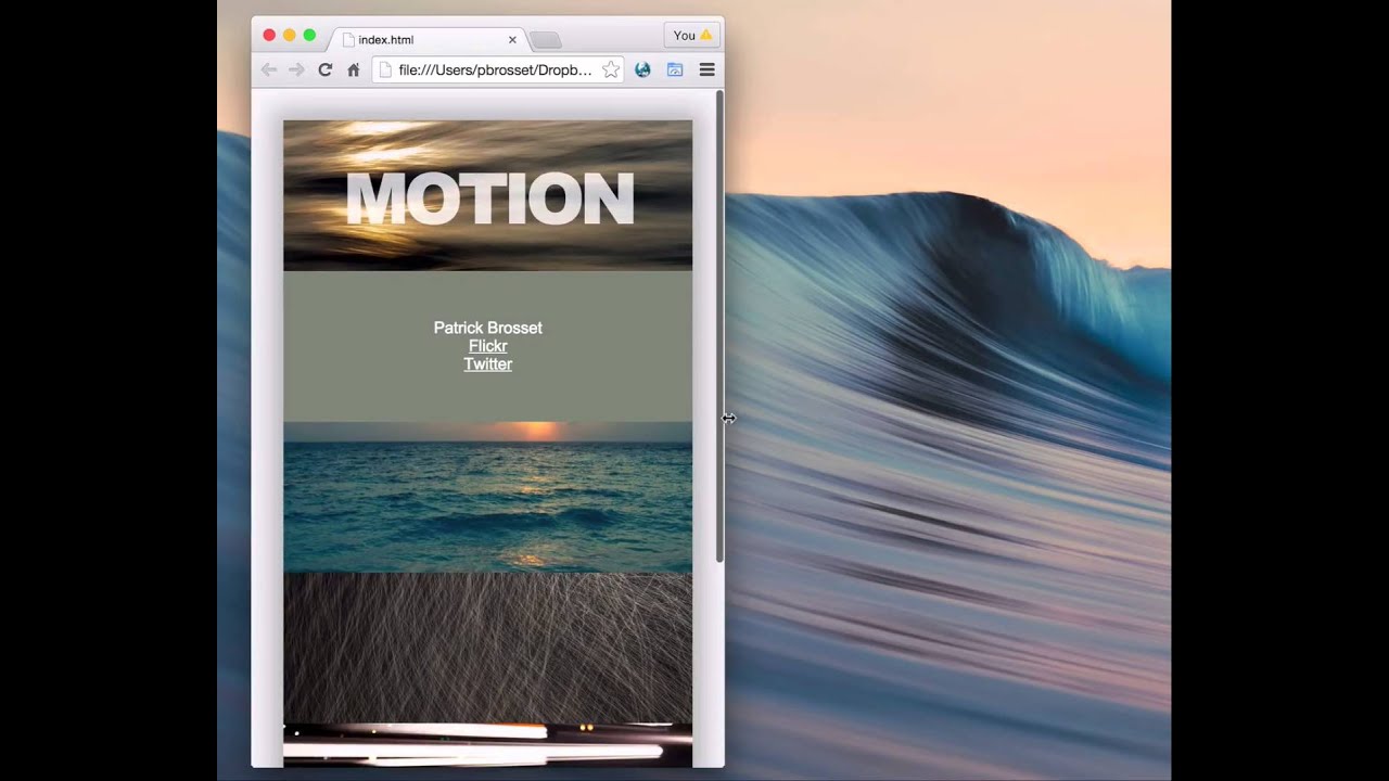CSS Grid Layout experiment 2: more complex responsive grid - YouTube