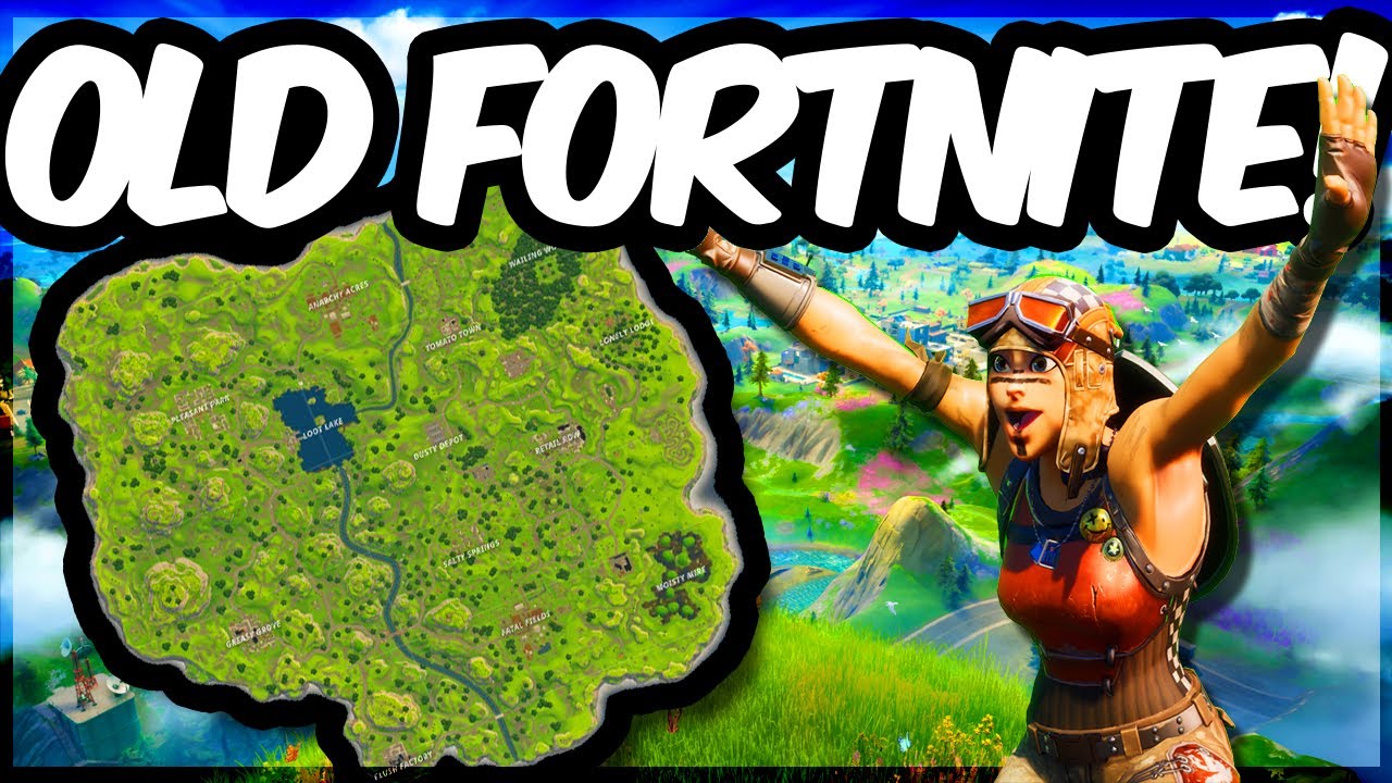 returning back to OLD FORTNITE BATTLE ROYALE!!! - YouTube