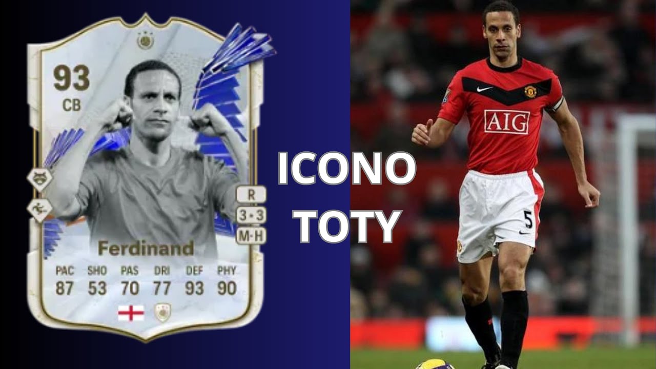 FUT CHAMPIONS CON RIO FERDINAND ICONO TOTY | EA FC 24 - YouTube