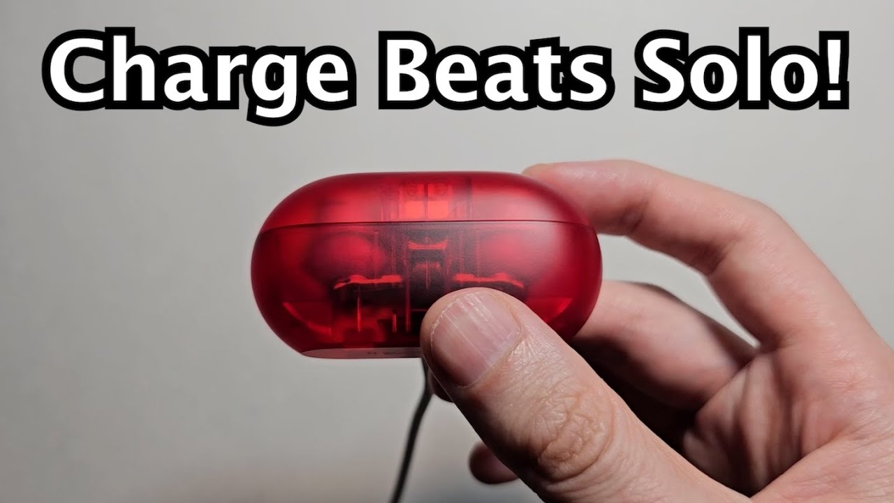 How to Charge Beats Solo Buds & Check Battery! - YouTube