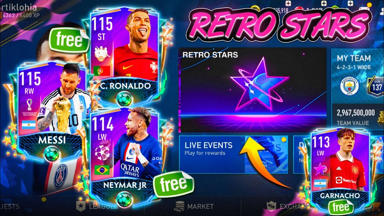 NEW 115 RATED C. RONALDO! RETRO STARS UPCOMING EVENT CONCEPTS AND ...