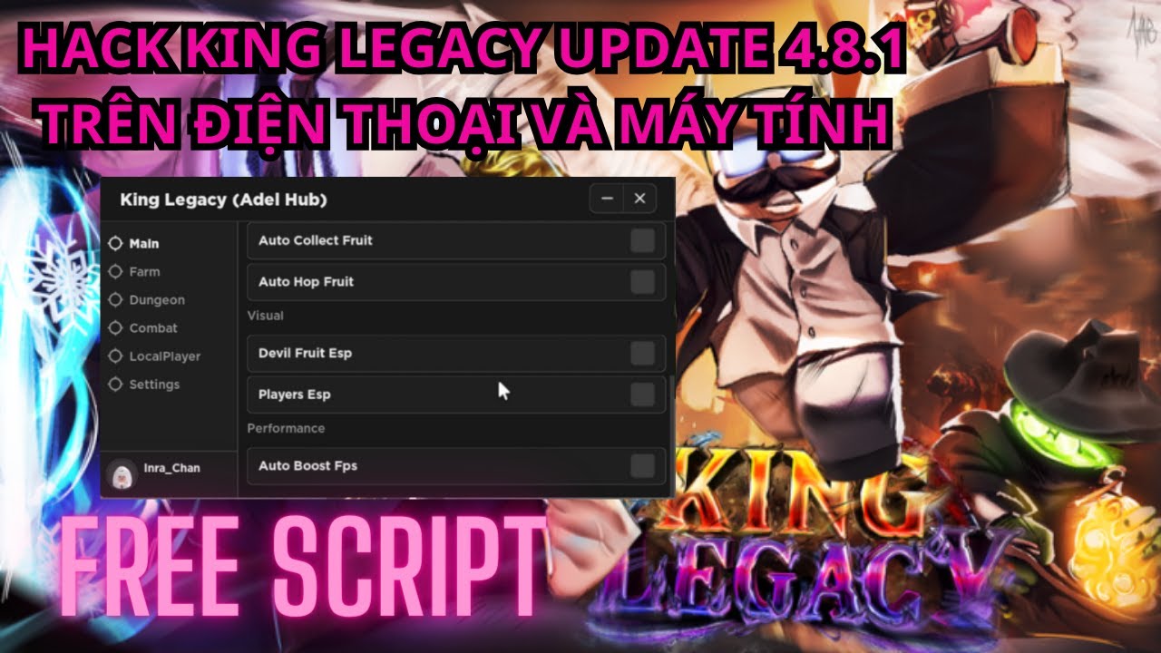 Cách Hack King Legacy Update 4.8.1 Trên Điện Thoại [Adel Hub] Auto Farm ...