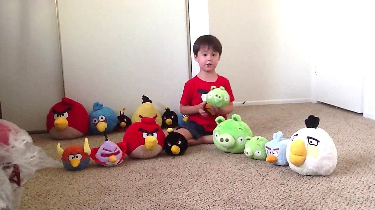 My Angry Birds Plush Collection - YouTube
