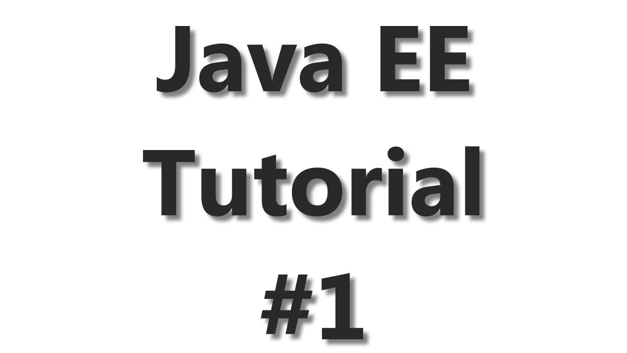 Java EE Tutorial #1 - Starting with Glassfish - YouTube