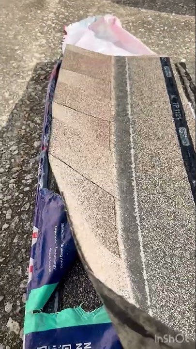 Shingle Release tape stuck on tar strip - YouTube