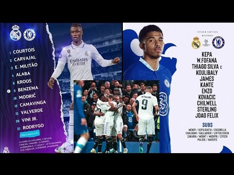 Real Madrid vc Chelsea , champions lague, high light//2023 - YouTube