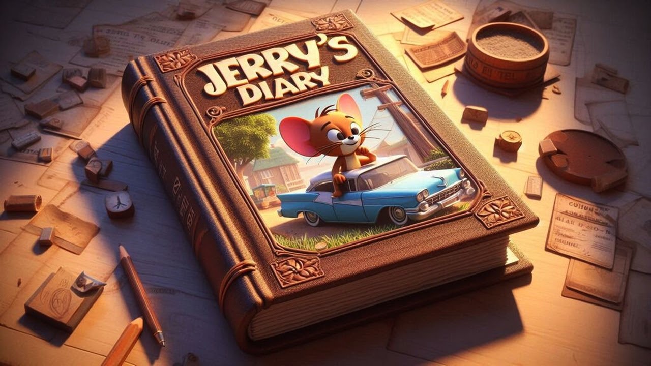 Jerry's Diary | A Day in the Life of a Clever Mouse | Fun Story Song ...