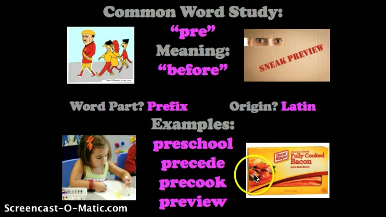 Common Word Study: Pre - YouTube