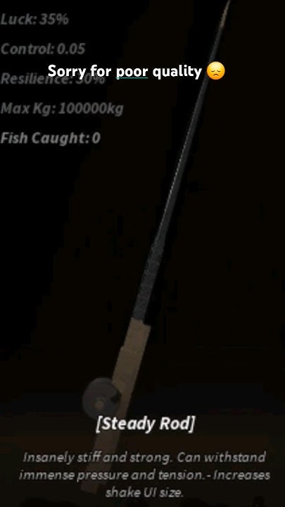 How to get steady rod?!!! #fisch #roblox - YouTube