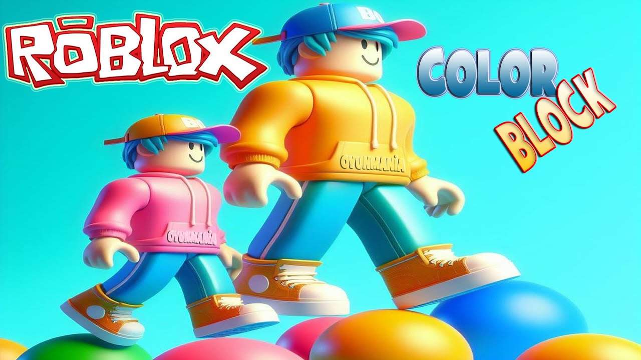 RENKLİ BLOKLAR | SAKIN DÜŞME | ROBLOX | Color Block - YouTube