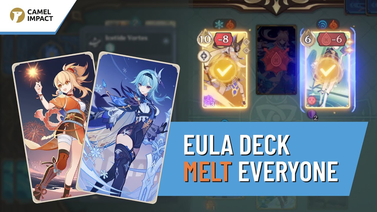 Eula Deck Melt Everyone | Melt Gameplay - Genius Invocation TCG - YouTube