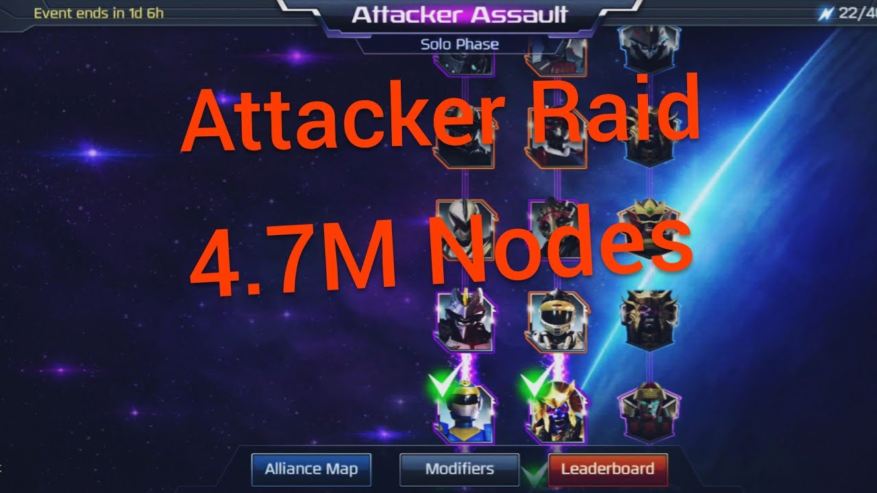 Power Rangers Legacy Wars~4.7m Nodes~Attacker Raid - YouTube