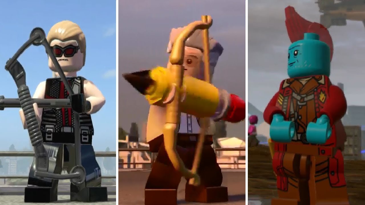 All Archers in LEGO Marvel Videogames(2013-2018) - YouTube
