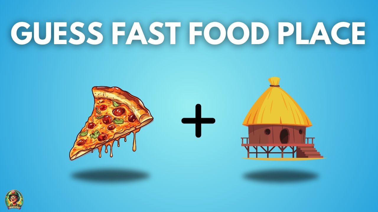 🍔 Can You Guess The Fast Food Restaurant By Emoji? 🍟 | Fast Food Place ...