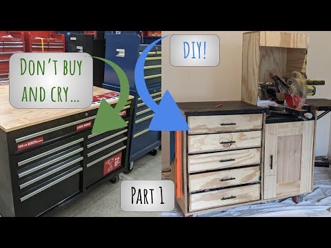 A simple DIY tool chest + miter bench for any skill level (Step 1 ...