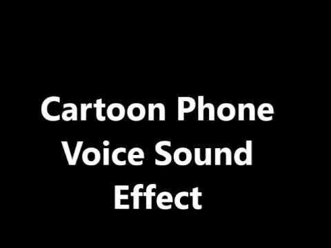 Cartoon Phone Voice Sound Effect - YouTube