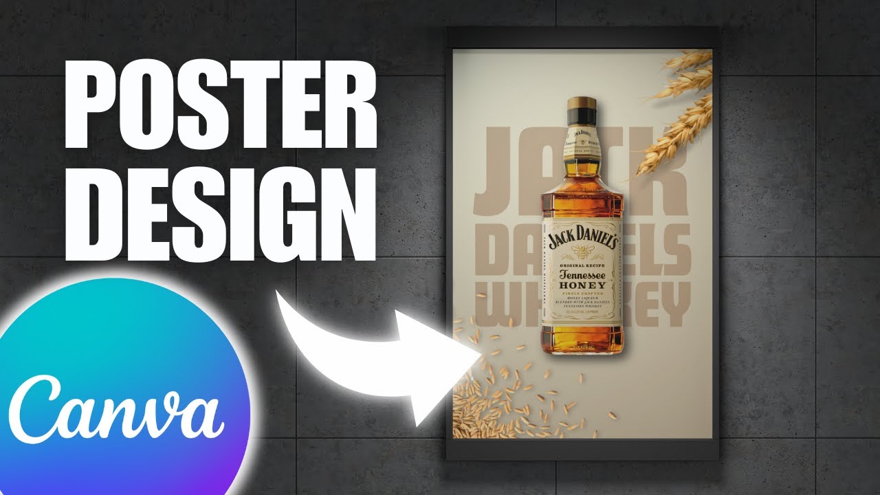 How to Design This Cool Poster in Canva - YouTube