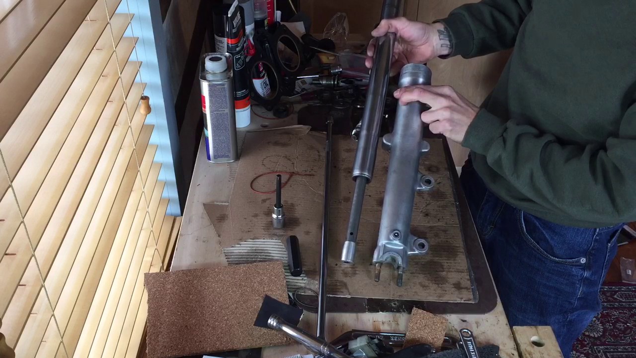 XS650 Fork Assembly-Quick video - YouTube