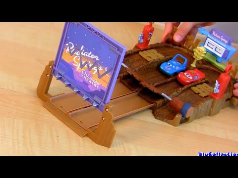 Disney Cars Mini Adventures Drive-In Dragstrip With Dirt Track The King & Lightning McQueen Review