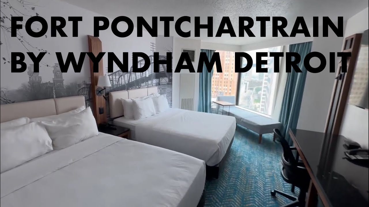 Hotel Room Tour: Fort Pontchartrain Wyndham, Detroit, MI - YouTube
