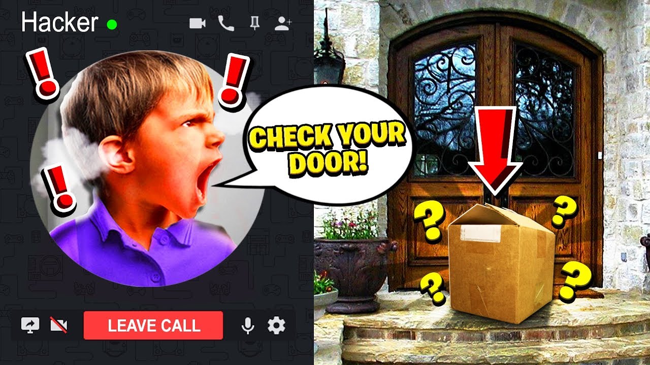 *ANGRY* HACKER IS SENDING A PACKAGE TO MY HOUSE... - YouTube