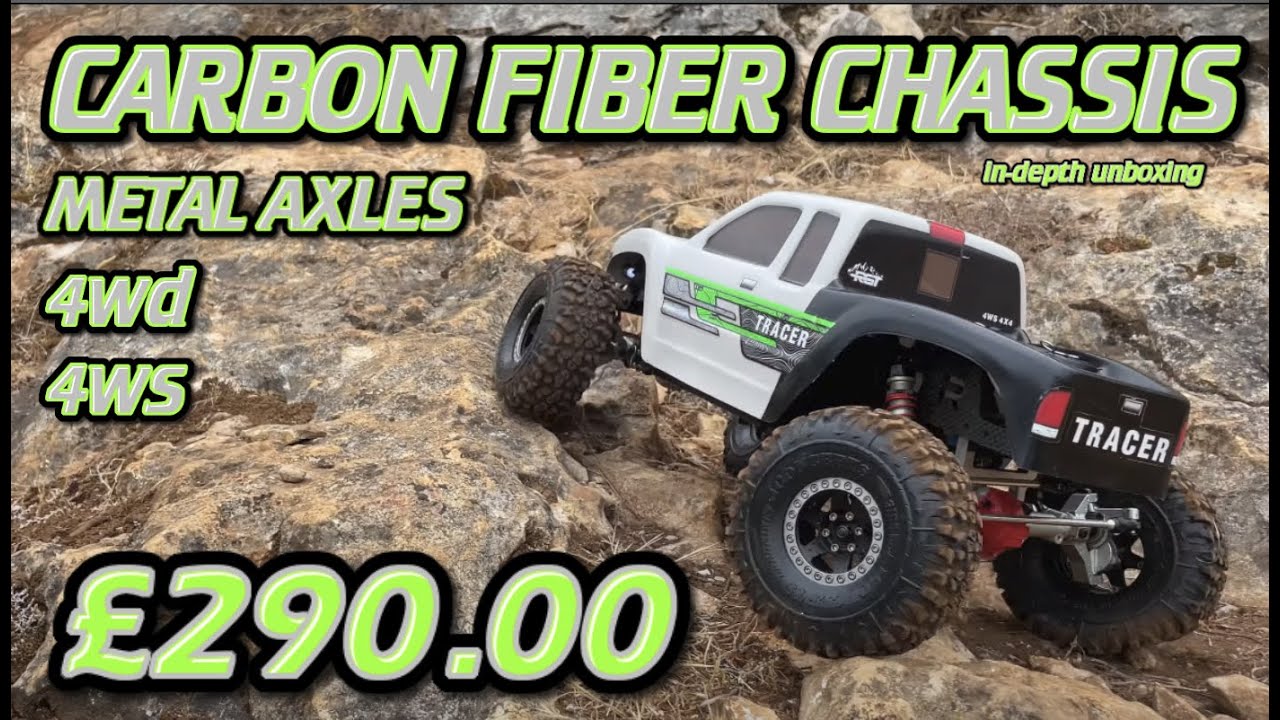 WOW CARBON! CHEAP LCG CRAWLER - RGT TRACER PRO EX16180 - YouTube